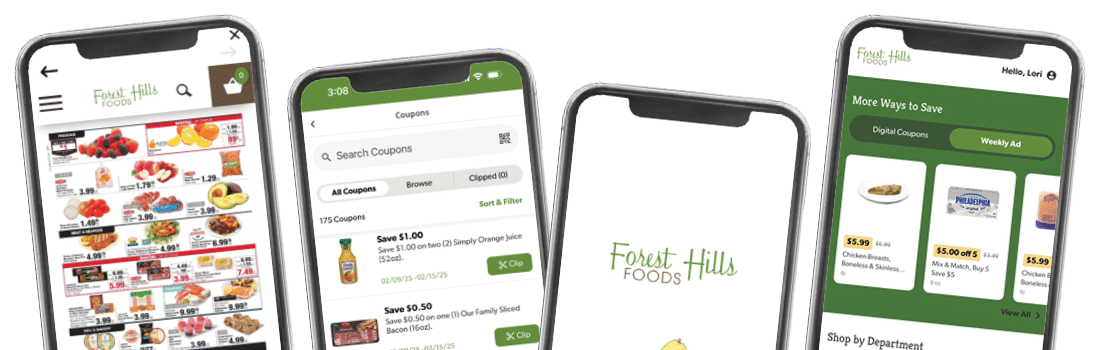 App Promo - Forest Hills Foods